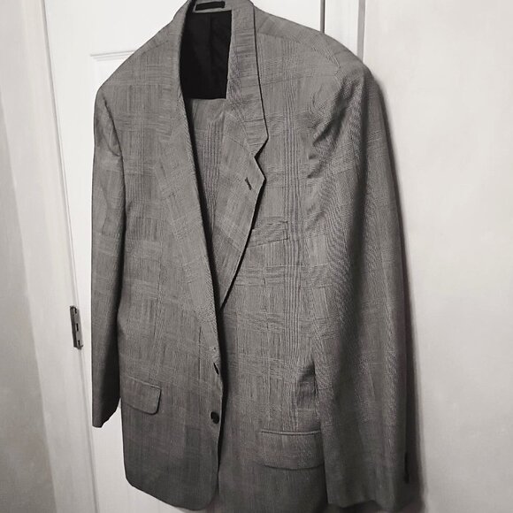 R. S. Lords | Suits & Blazers | Rs Lords Glen Plaid Light Gray Mens ...